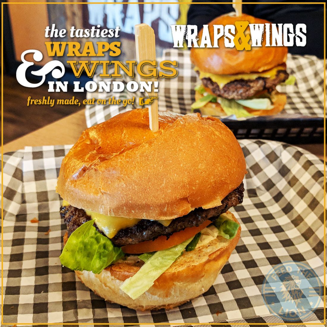 Wraps & Wings - Eastcote, London - Feed the Lion